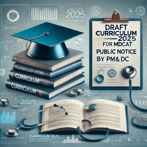 Draft Curriculum-2025 for MDCAT: Public Notice by PM&DC